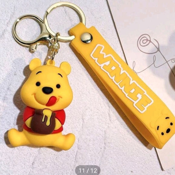Disney | Accessories | Winnie The Pooh Keychain | Poshmark